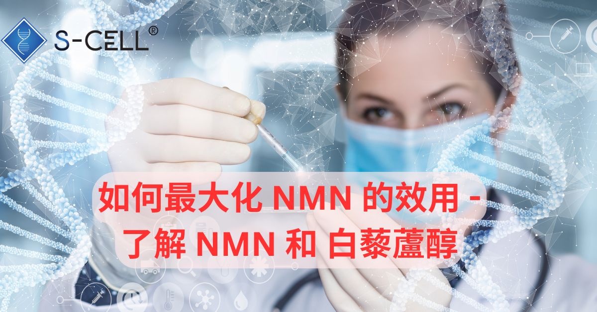 如何最大化 NMN 的效用 - 了解 NMN 和 白藜蘆醇